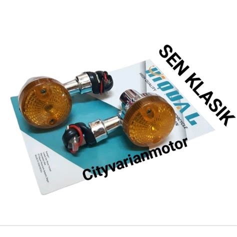 Jual Lampu Sein Motor Klasik Sen Sein Bulat Bohlam Sein Klasik Shopee