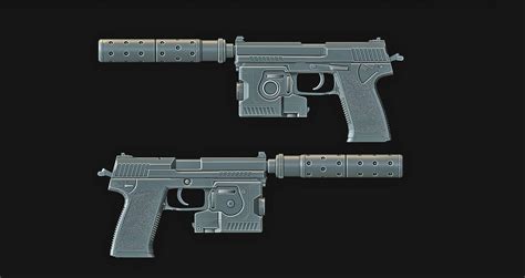 Free Stl File Mk23 Socom Metal Gear Solid 1 Version ⚙️ ・template To Download And 3d Print・cults