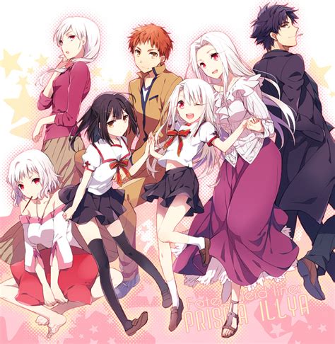 Illyasviel Von Einzbern Emiya Shirou Emiya Kiritsugu Miyu Edelfelt Irisviel Von Einzbern