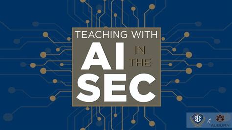 Sec Sponsors Artificial Intelligence Course For Faculty Secu Secu