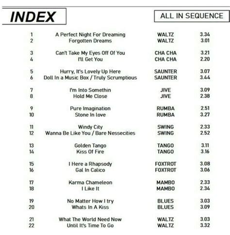 BALLROOM DANCE STRICT TEMPO SEQUENCE DANCE CD S Or EASY LISTENING