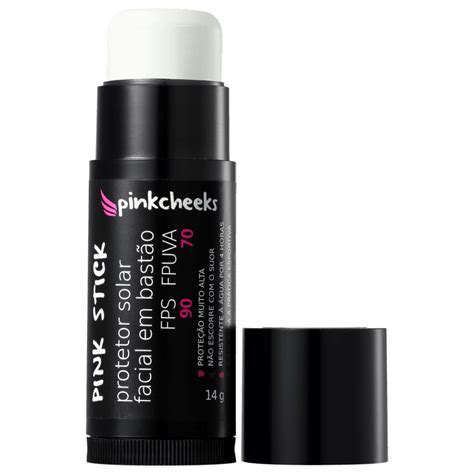 Protetor Solar Pink Cheeks Pink Stick 5km Fps 90 Beleza Na Web