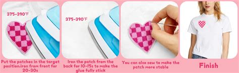 20pcs Preppy Iron On Patches Pink Cowgirl Sew On