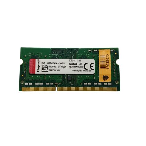 MEMÓRIA NOTEBOOK GB KINGSTON DDR