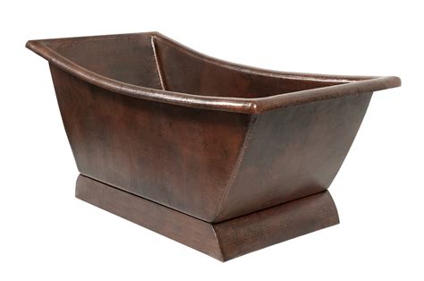 Premier Copper Products Btsc67db 67 Free Standing Copper Soaking Tub