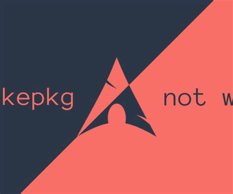 Artstation Makepkg Not War Archlinux Wallpaper Otto Psd Artworks