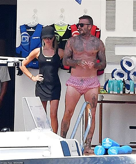 Picture Exclusive Picture Exlusive Ripped David Beckham Enjoys Yacht