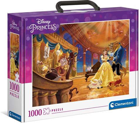 Clementoni Disney Princess Pussel Portfölj Skönheten och Odjuret Bitar Pris
