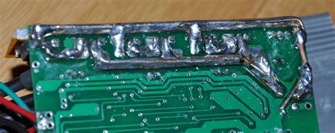 Is Soldering Extra Wires To Increase Current Capacity On A Pcb Trace Good Design Electrical