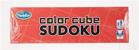 thinkfun 76342 color cube sudoku game yellow ebay