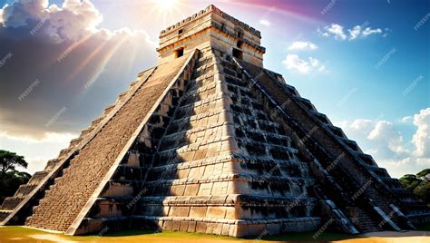 Premium Ai Image Mexico Machu Picchu Chichen Itza Pyramid Of The Sun