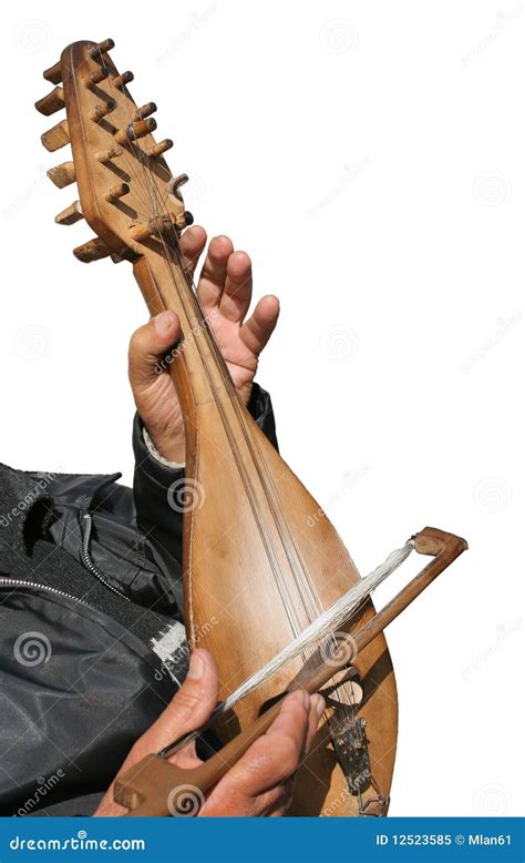 Folk Fiddle Stock Image Image Of Stringed Wooden Isolated 12523585