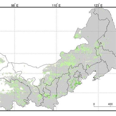 Map Of Monthly Ndvi Trend Analysis 19822006 360 Download