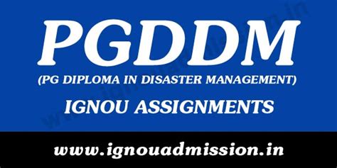 IGNOU PGDDM Assignment 2021 IGNOU Admission
