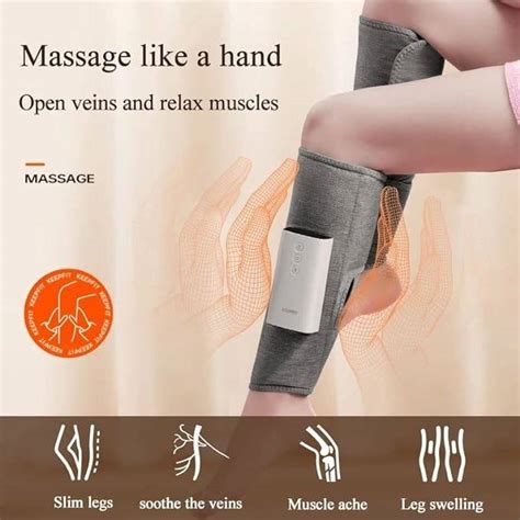 Electric Leg Massager Wireless With Air Compression Rechargeable For