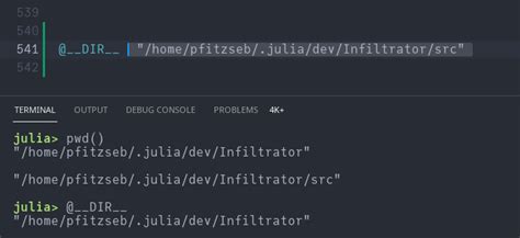 Full Path To File Tooling Julia Programming Language