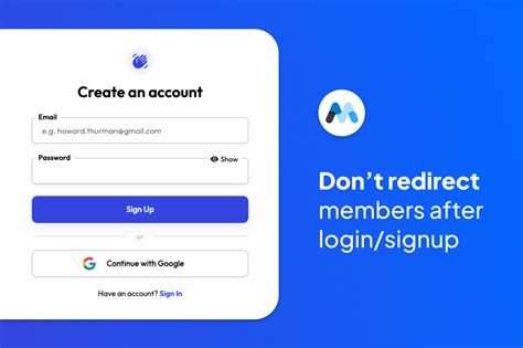 Don T Redirect Members On Login Signup Memberstack Webflow