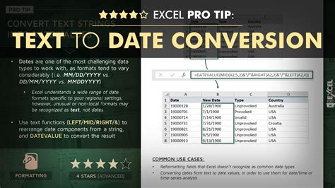 converting text to dates excel maven