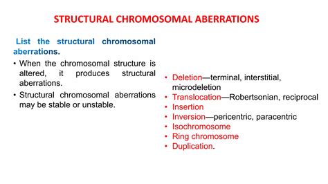 Genetic Series Chromosomal Aberrationspptx