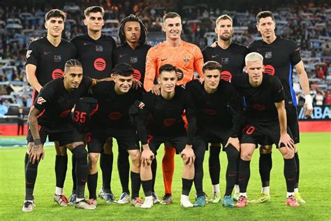Celta Vigo 2 2 Barcelona Stunning Late Show Denies 10 Man Blaugrana