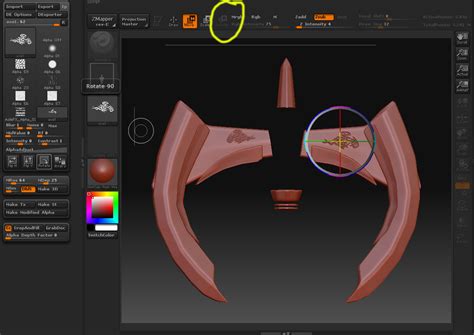 noob question how to rotate alpha in projection master zbrushcentral