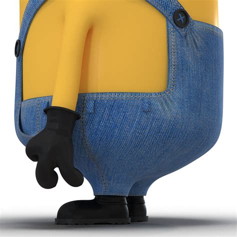 3d Short Eyed Minion Pose Model