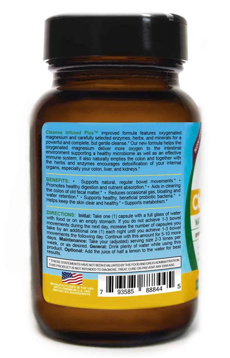 Colon Cleanse Pills Weight Loss And Detox Supplements Cleanse Infused