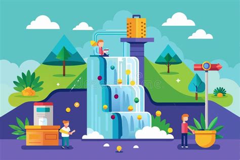 A Colorful Illustration Showcases Characters Interacting With A
