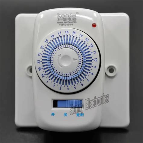 Hours Electrical Wall Mechanical Indoor Switch Timer In Timers From