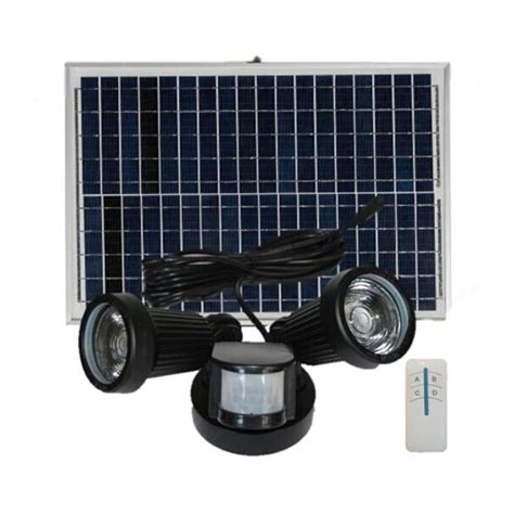 High Output Solar Flood Light With Sensor And Remote Controller Zest