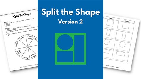 Split The Shape Version 2 Sis For Teachers
