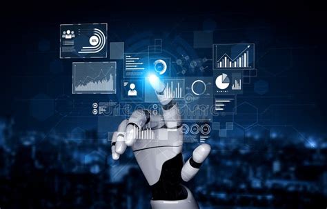 Ai Analyzing Data From Digital Analytics Dashboard Vouch Stock Image