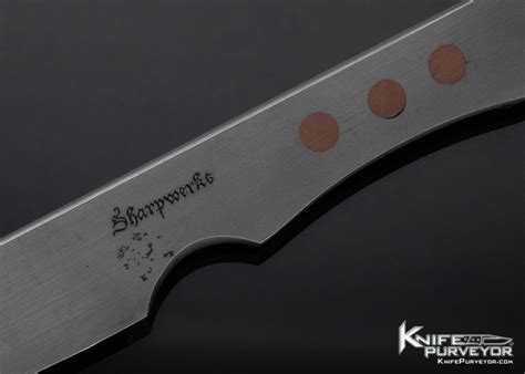 David Sharp Custom Knife Thick Scrap Knife Purveyor