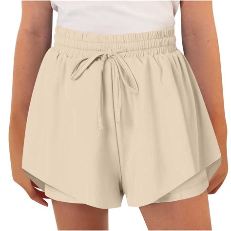 Daetiros Girls Summer Shorts Fashion Drawstring Casual Lightweight
