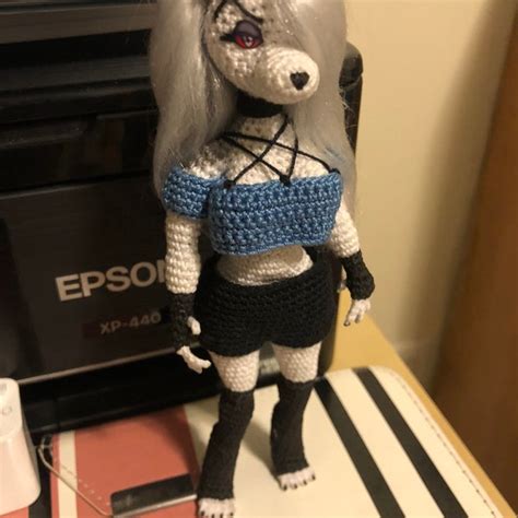 Custom Loona Wolf Doll Yiff Anthro Art Doll Nsfw Plush Custom