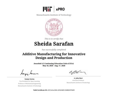 I Am Very Excited To Share My Recent Achievement Completed Additive