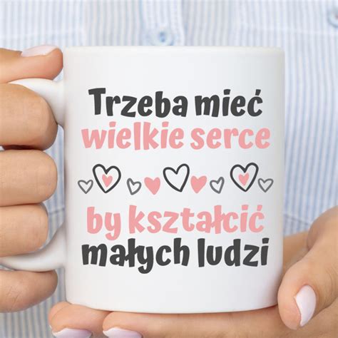 Kubek dla nauczycielki prezent upominek od klasy dzień nauczyciela idekor pl