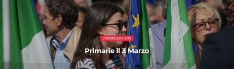 Congresso Nazionale PD Il 3 Marzo Le Primarie Per Eleggere Il