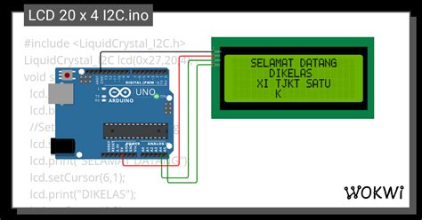 Lcd X I C Ino Wokwi Esp Stm Arduino Simulator