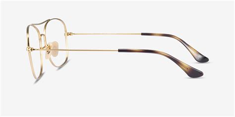 Ray Ban Rb6499 Aviator Tortoise Gold Frame Eyeglasses Eyebuydirect
