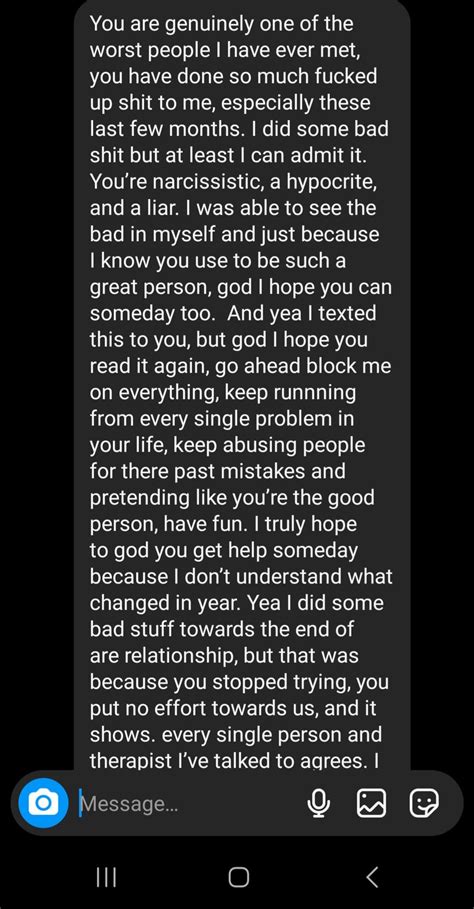 Its Been Months Since I Answered Any Of His Messages And He Is Still