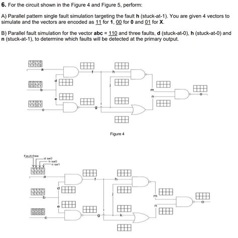 Solved 6 For The Circuit Shown In The Figure 4 And Figure