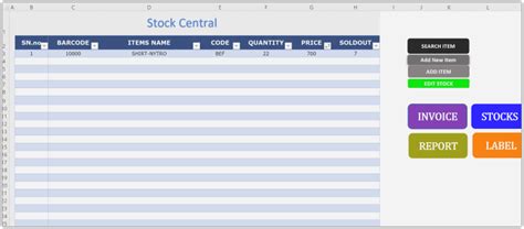point of sale system in excel eloquens