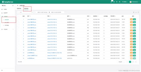 linux：jumpserver审计台的操作（6） jumpserver能审计命令吗 csdn博客