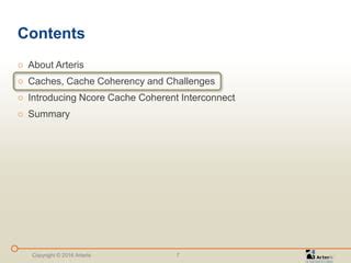 Arteris Ncore Cache Coherent Interconnect Technology Overview PPTX