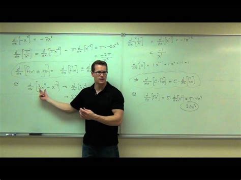 Free Video Calculus 1 Lecture Techniques Of Differentiation Finding Derivatives Of