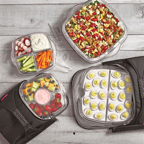 Pampered Chef Cool And Serve Tray