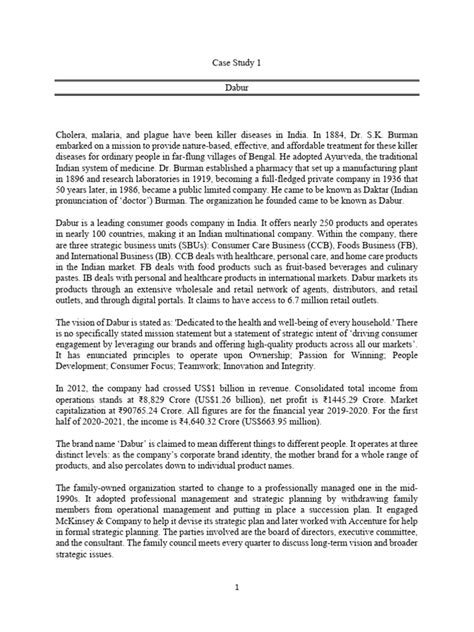 Case Study 1 Pdf