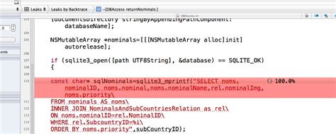 Ios Memory Leak In Method Stack Overflow