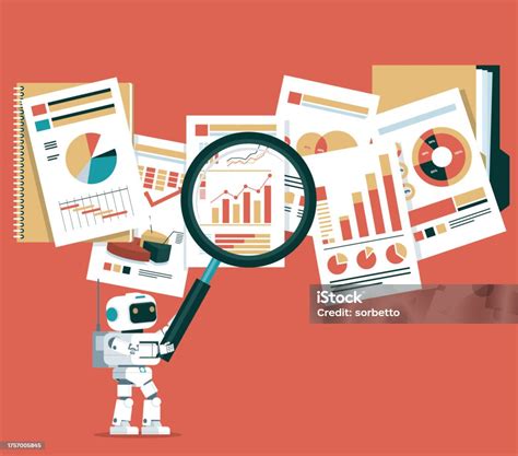 Analyse De Documents Robot Vecteurs Libres De Droits Et Plus Dimages